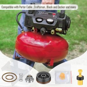 Air Compressor Regulator Repair Kit N008792 - Compatible with Porter Cable/D-ewalt/Craftsman Compressor, Regulator Repair Kit for 919167784 919166442 1WC94 1WC95 D55684 D55167 & other models.