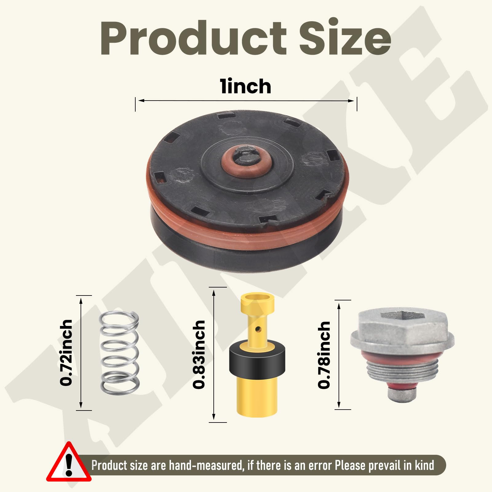 Air Compressor Regulator Repair Kit N008792 - Compatible with Porter Cable/D-ewalt/Craftsman Compressor, Regulator Repair Kit for 919167784 919166442 1WC94 1WC95 D55684 D55167 & other models.