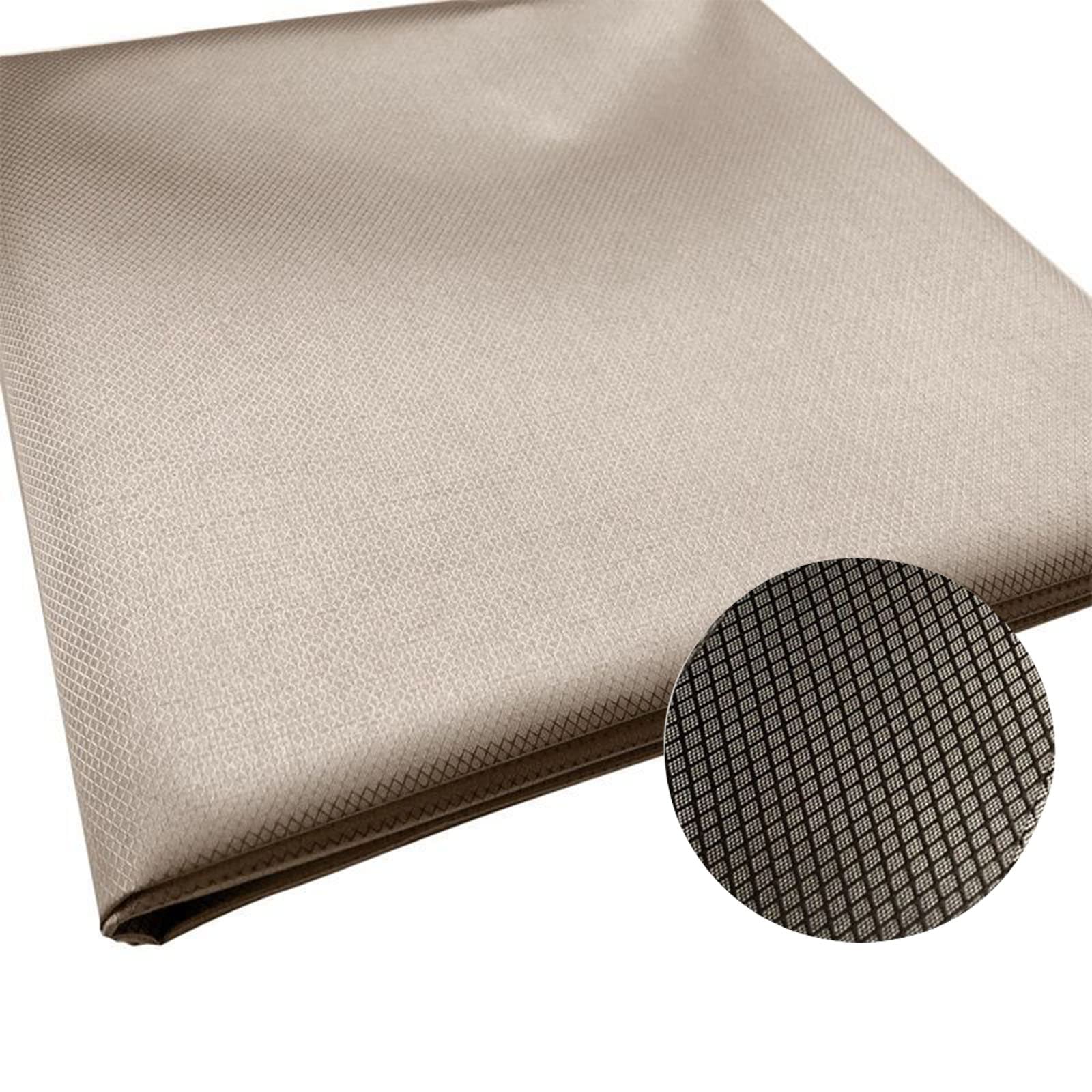 NVSUNG Faraday Fabric — Military Grade Conductive Material Shields RF Signals (WiFi, Cell, Bluetooth, GPS, Radiation), DIY Wireless Shield Fabric (43inchx118inch in)