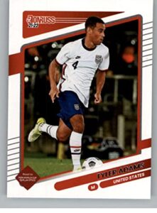 2021-22 donruss road to qatar #166 tyler adams united states official soccer trading card in raw (nm or better) condition