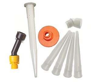 super nozzle 45 adjustable caulk gun nozzle extender (diy kit)