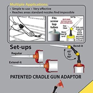 SUPER NOZZLE 45 Adjustable Caulk Gun Nozzle Extender (DIY Kit)