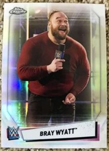 2021 topps chrome wwe image variations #iv-4 bray wyatt