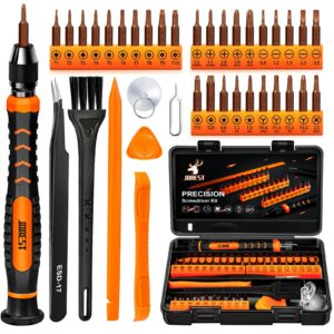 jorest 38pcs precision screwdriver set, tool kit with security torx t5 t6 t8 t9, triwing y00, star p5, etc, repair for ring doorbell, laptop, switch, ps4, xbox, macbook, iphone, watch, glasses, etc