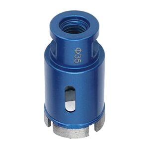 Diamond Core Drill Bits, Diamond Angle Grinder Hole Opener Hole Saws for Wet Drilling Ceramic Porcelain, Tiles,Glass, Marble, Granite(Blue)(35mm)