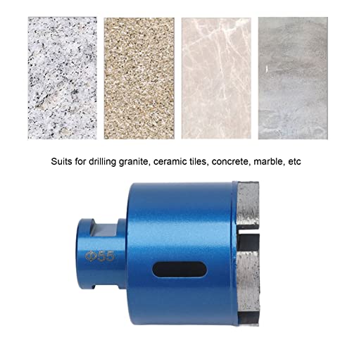 Diamond Core Drill Bits, Diamond Angle Grinder Hole Opener Hole Saws for Wet Drilling Ceramic Porcelain, Tiles,Glass, Marble, Granite(Blue)(35mm)