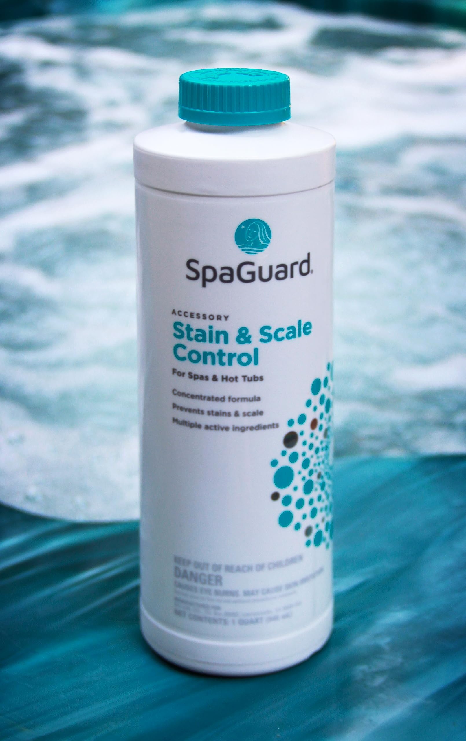 SpaGuard Hot Tub Stain and Scale Control 1 Quart with Digital Pool & Spa Care Ebook