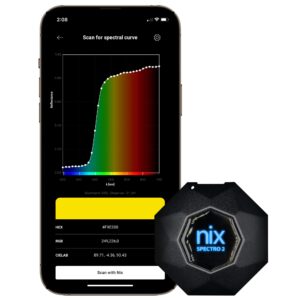 nix spectro 2 spectrophotometer - professional and portable color measurement for print, packaging, paint, coatings and more