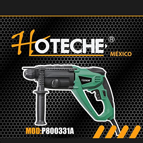 HOTECHE 1" 26mm SDS Plus Rotary Hammer Drill 4 Functions 920W 7.7A