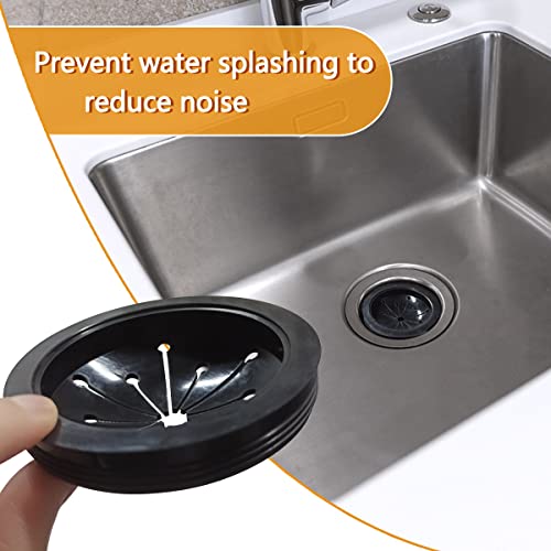 1Pcs Garbage Disposal Splash Guard Collar Sink Baffle, Food Waste Disposer Accessories, Guards for Whirlaway, Waste King, Sinkmaster and GE Models(3-1/8 Inch in Diameter)