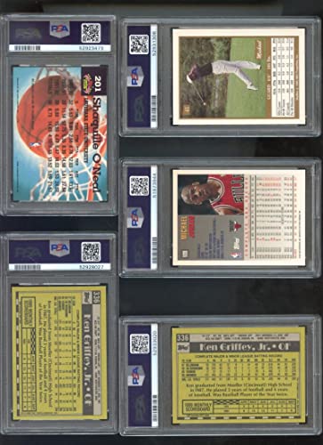 1997-98 Topps #123 Michael Jordan PSA 9 Graded Basketball Card NBA 1997 1998 Chicago Bulls MINT