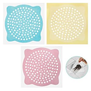 shower drain hair catcher,disposable mesh stickers for bathroom,bathtub,sink strainer captures hair to prevent clogging, drain covers full coverage 30 pieces