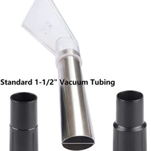 TunaMax Extractor Tool Hand Wand with Clear Head for Upholstery & Carpet Cleaning, Car Detailing Vacuum Wand for Portable Extractors & Truckmounts | Turn Shop Vac into an Extractor