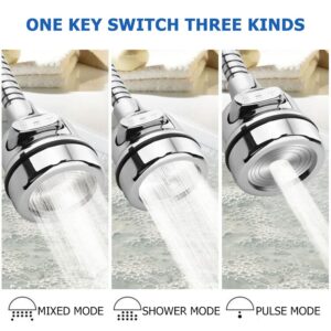 Multi Mode Adjustable pressurization Conversion Head Anti Splash Bubbler Rotating Water-Saving Faucet Filter Head Bathroom Accessories