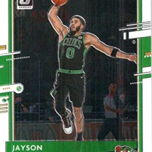 2020-21 Donruss Optic #77 Jayson Tatum Boston Celtics Official NBA Basketball Trading Card in Raw (NM or Better) Condition