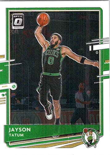 2020-21 Donruss Optic #77 Jayson Tatum Boston Celtics Official NBA Basketball Trading Card in Raw (NM or Better) Condition