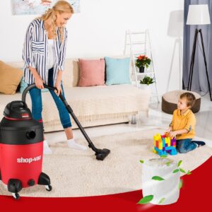 Shop-Vac 6 Gallon 3.0 Peak HP Wet Dry Vacuum+ 90115 Dacron Cloth Filter