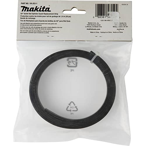 Makita 191J53-1 55" Guide Rail Splinter Guard Replacement Strip