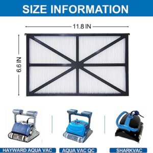 Replacement Robotic Pool Cleaner Filter Cartridges,Ultra Fine Cartridge Filter Panels, for Hayward Robotic AquaVac, TigerShark and SharkVac Pool Cleaners Maytronics Part Number: RCX70101PAK2 (2 Pack)