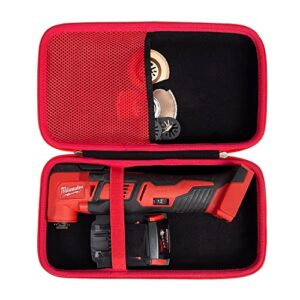 khanka hard storage case replacement for milwaukee 2626-20 m18 18v lithium ion cordless 18,000 opm orbiting multi tool, case only