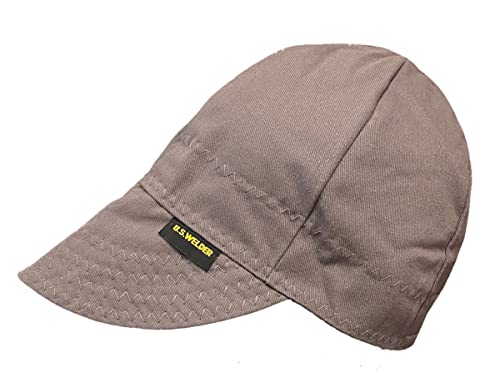 U.S. Welder Reversible Welding Cap Solid Grey (7 3/8)