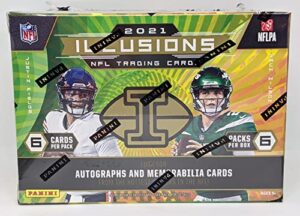 2021 panini illusions nfl football blaster box (36 cards)