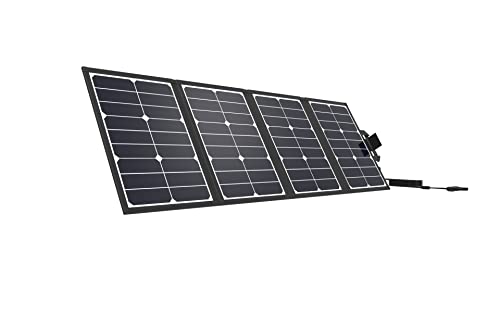 MONTEK 80W Foldable Solar Panel for Solar Generator, fit for Jackery/BLUETTI/Goal Zero/Anker/ECO Flow Portable Power Station, Outdoor Camping RV Off-Grid System