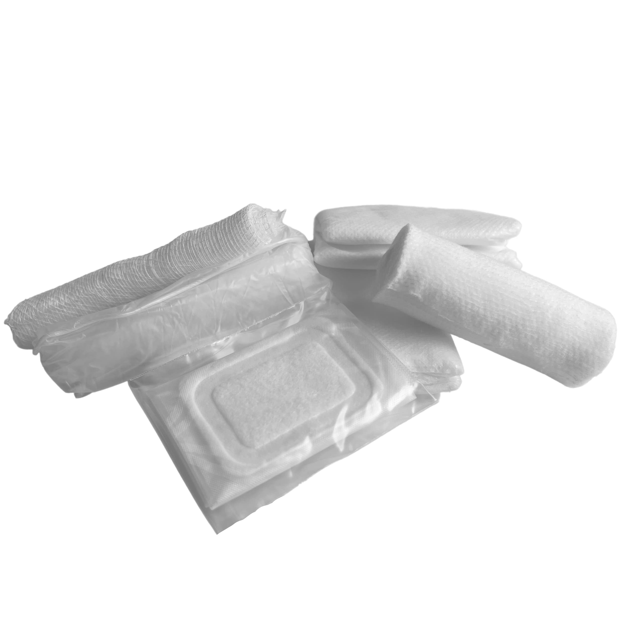 CPR & FA Training Kits w. 2 Non-Woven Triangular Bandages, 10 Pack, MCR Medical