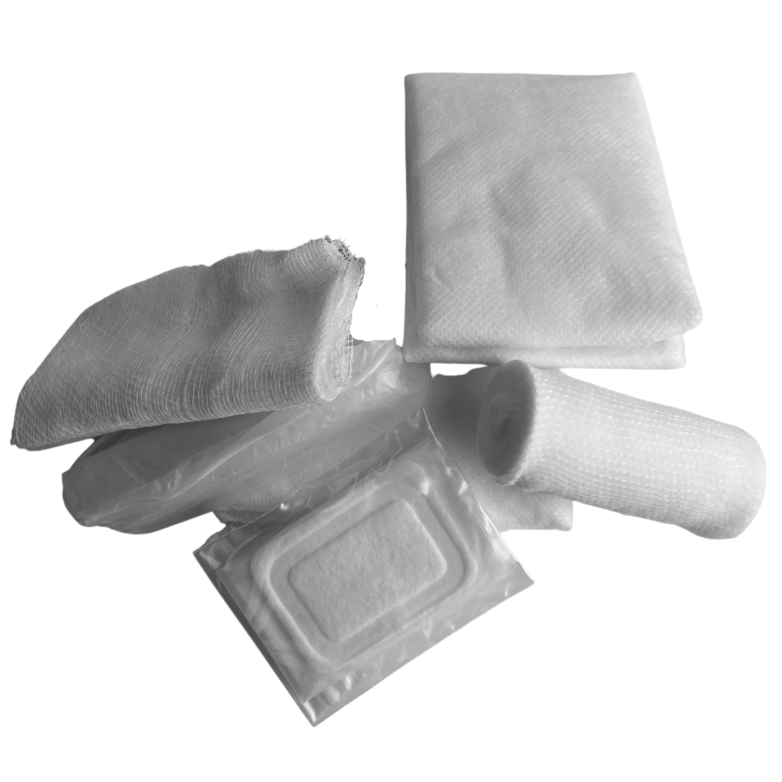 CPR & FA Training Kits w. 2 Non-Woven Triangular Bandages, 10 Pack, MCR Medical