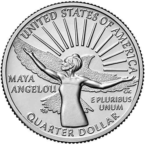 2022 P Bankroll of 40 - Maya Angelou, American Women Quarter Series Uncirculated