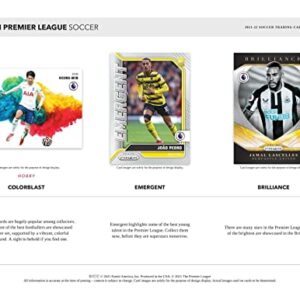 2021-22 Panini Prizm Premier League Soccer Hobby Box (12 Packs/12 Cards: 1 Auto)