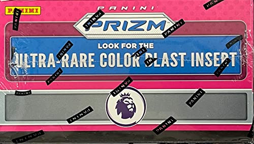 2021-22 Panini Prizm Premier League Soccer Hobby Box (12 Packs/12 Cards: 1 Auto)