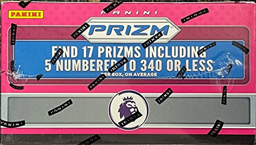 2021-22 Panini Prizm Premier League Soccer Hobby Box (12 Packs/12 Cards: 1 Auto)