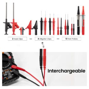 23PCS Test Leads Kit & Smart Multimeter