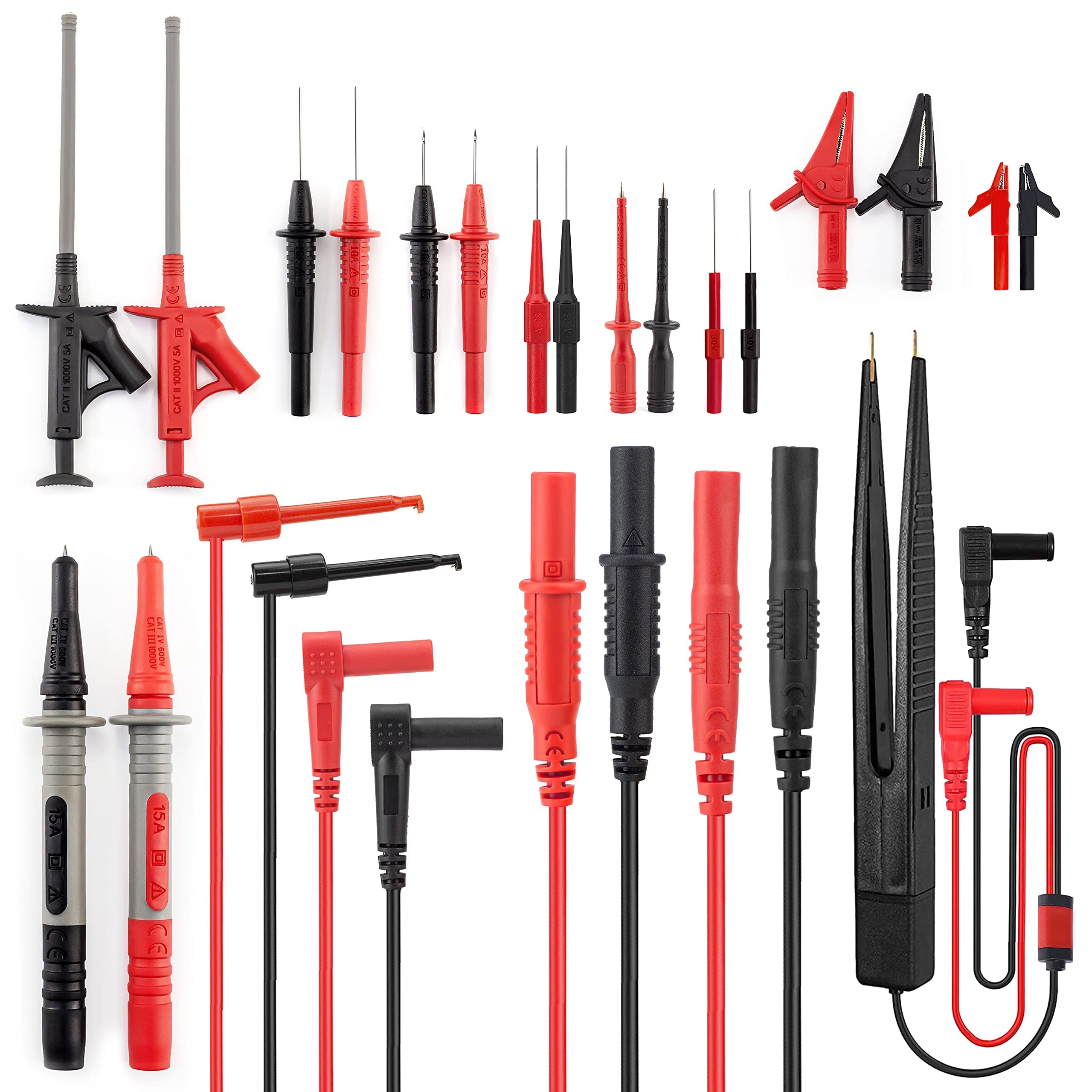 23PCS Test Leads Kit & Smart Multimeter