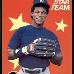 1986 Fleer - All Star Team #7 Rickey Henderson