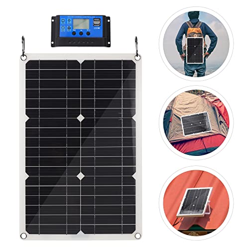 Happyyami 1 Set Solar Panels Portable Charger Solar Board Solar Charge Panel Solar Cell Plate Solar Panel Charger Car Charger Solar Cell Panel Travel Monocrystalline Silicon Tool Water Proof