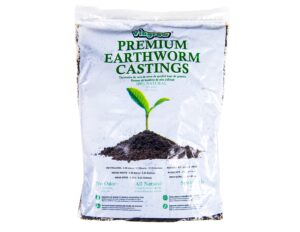 viagrow premium earthworm castings, soil builder, soil amendment (1, 1 lb)