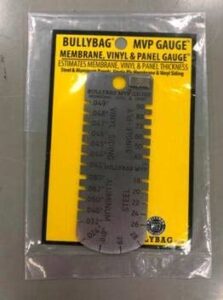 mvp gauge - membrane, vinyl & panel gauge