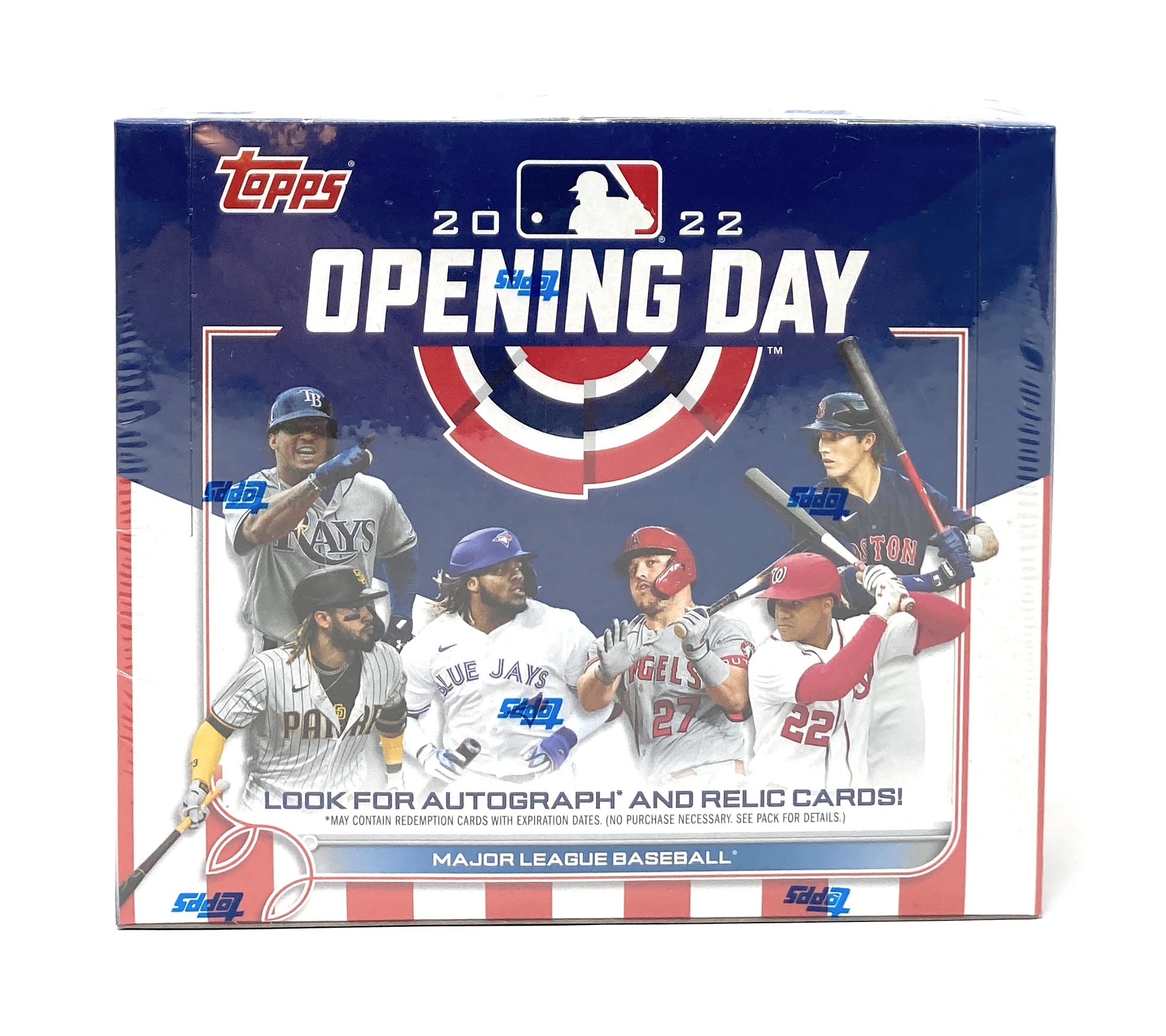 2022 Topps Opening Day Baseball Hobby Box (36 Packs/7 Cards: 36 Inserts)