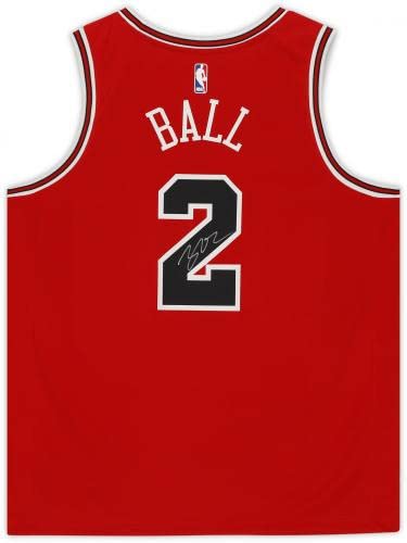 Lonzo Ball Chicago Bulls Autographed Red Nike Swingman Jersey - Autographed NBA Jerseys