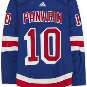 Artemi Panarin New York Rangers Game-Used #10 Blue Jersey vs. Dallas Stars on October 14, 2021 - Game Used NHL Jerseys