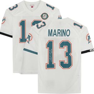 Dan Marino Miami Dolphins Autographed Mitchell & Ness White Authentic Jersey with "HOF 05" Inscription - Autographed NFL Jerseys