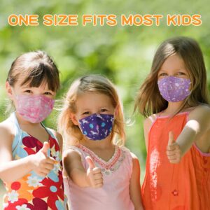 FENFEN Kids KN95 Face Mask Disposable - Kid Unicorn, Children Small Size Age 4-12 5 Layer Protection Breathable Girls Kids Mask 50 Pack Individually Wrapped Mascaras Para Niños