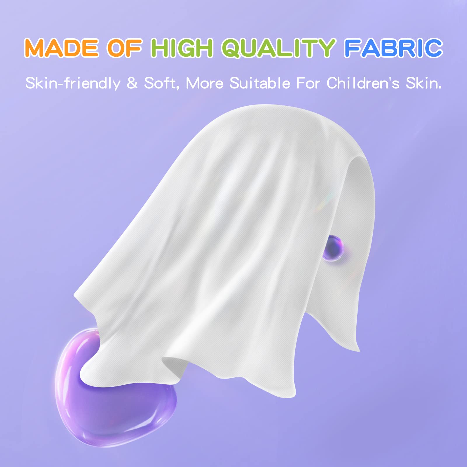 FENFEN Kids KN95 Face Mask Disposable - Kid Unicorn, Children Small Size Age 4-12 5 Layer Protection Breathable Girls Kids Mask 50 Pack Individually Wrapped Mascaras Para Niños