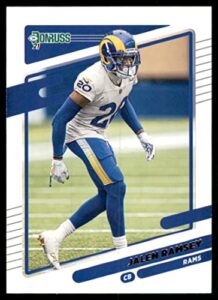 jalen ramsey 2021 donruss football base card #141 los angeles rams nfl