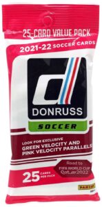 2021/22 donruss soccer cello fat pack