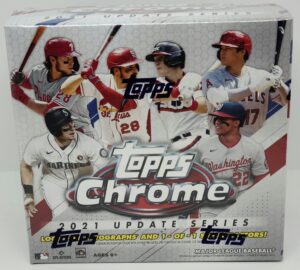 2021 topps chrome update series retail mega box (40 cards per box)