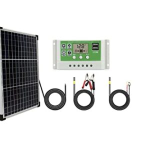 30W 12V Solar Panel Kits- 12 Volt 30 Watt Mono Crystalline Solar Panel + Intelligent 10A Charge Controller- Perfect Solar Battery Charger & Maintainer for Car, RV, Boat, Trailer, Gate Opener, Off Grid