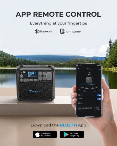 BLUETTI Portable Power Station AC200MAX and 2 B230 External Battery Modules, Expand to 6144Wh LiFePO4 Battery Backup w/ 4 2200W AC Outlets, Solar Generator for Home Backup, Blackout, RV Trip